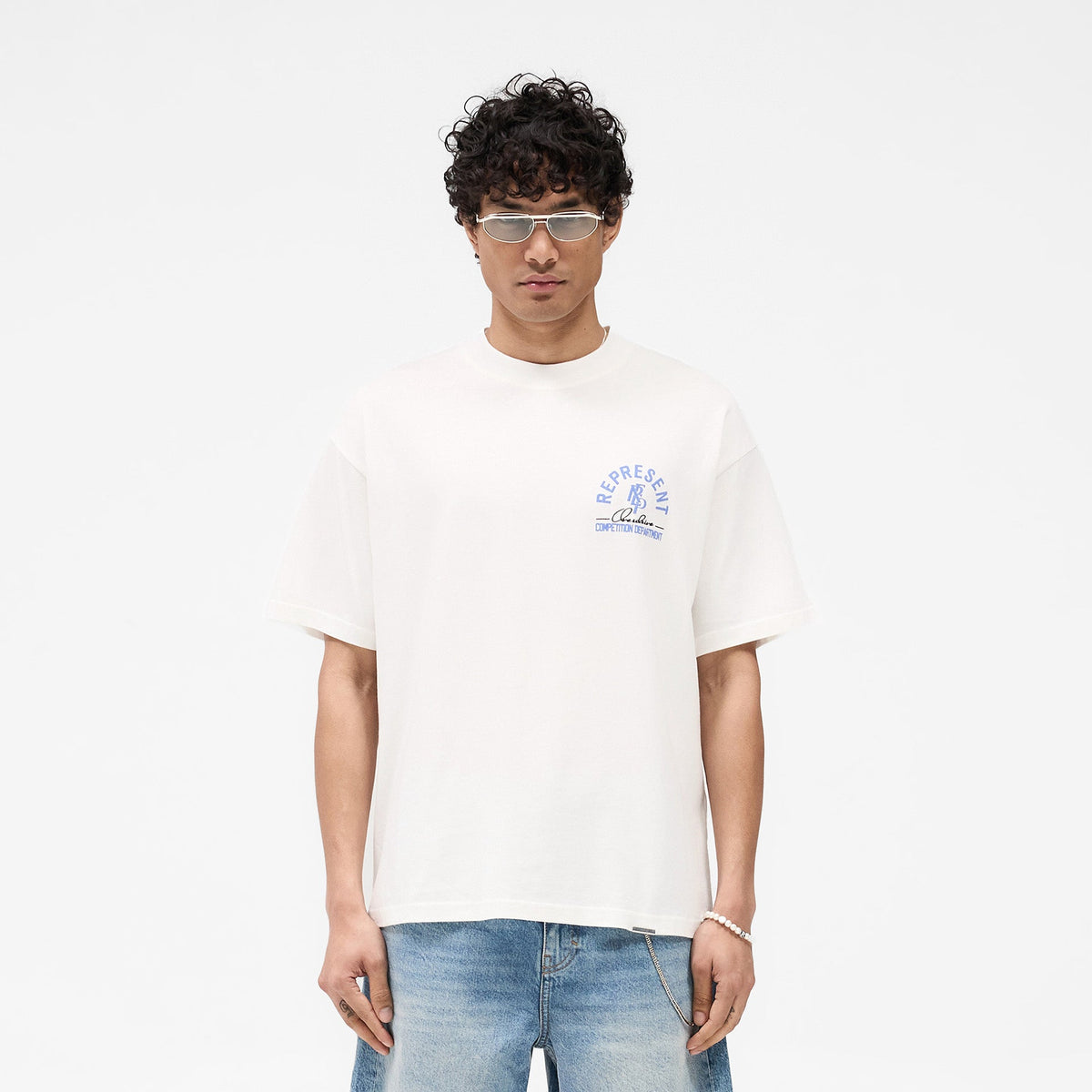 Flat White Comp Dept T-Shirt | Graphic T shirts | REPRESENT