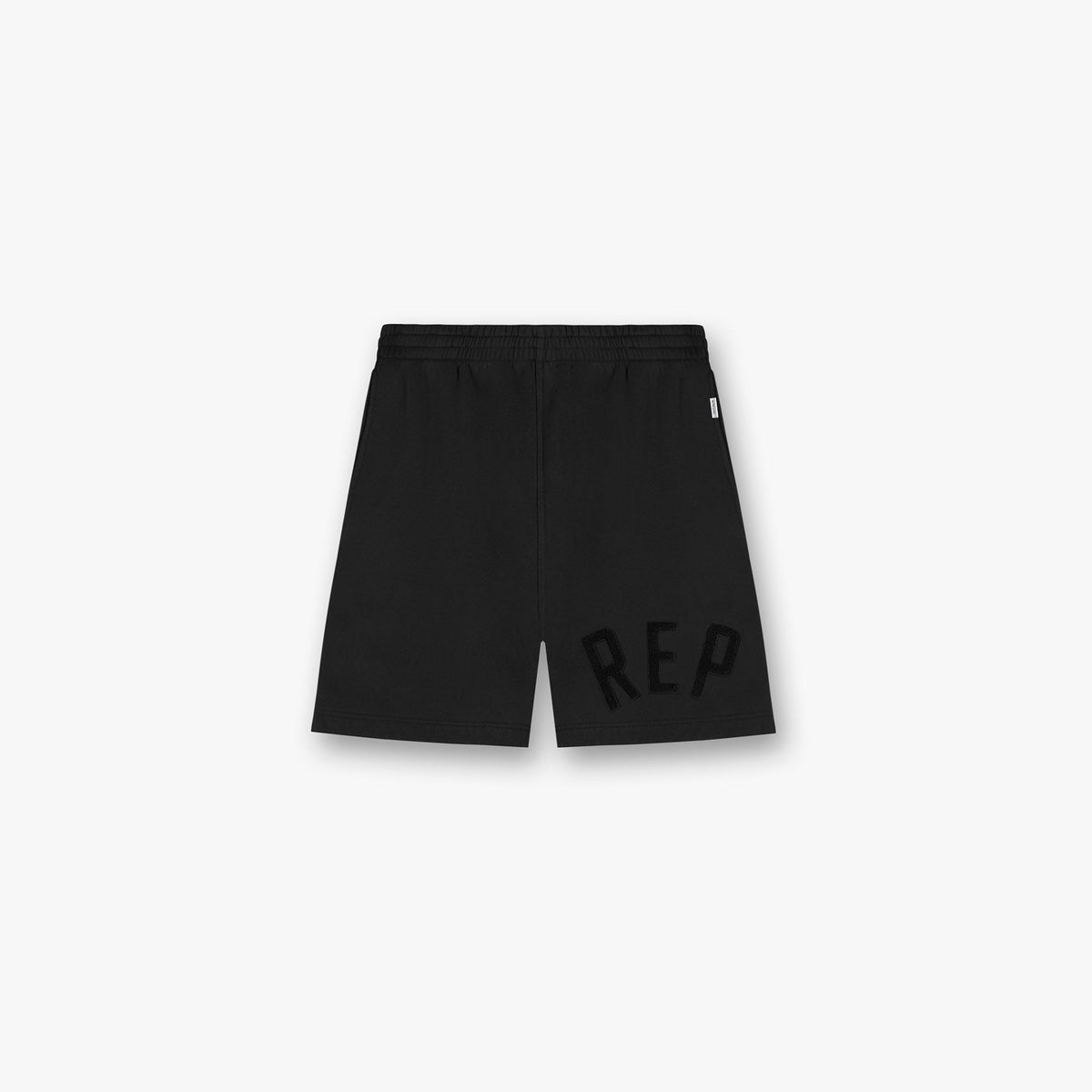 Rep Applique Shorts - Off Black | REPRESENT