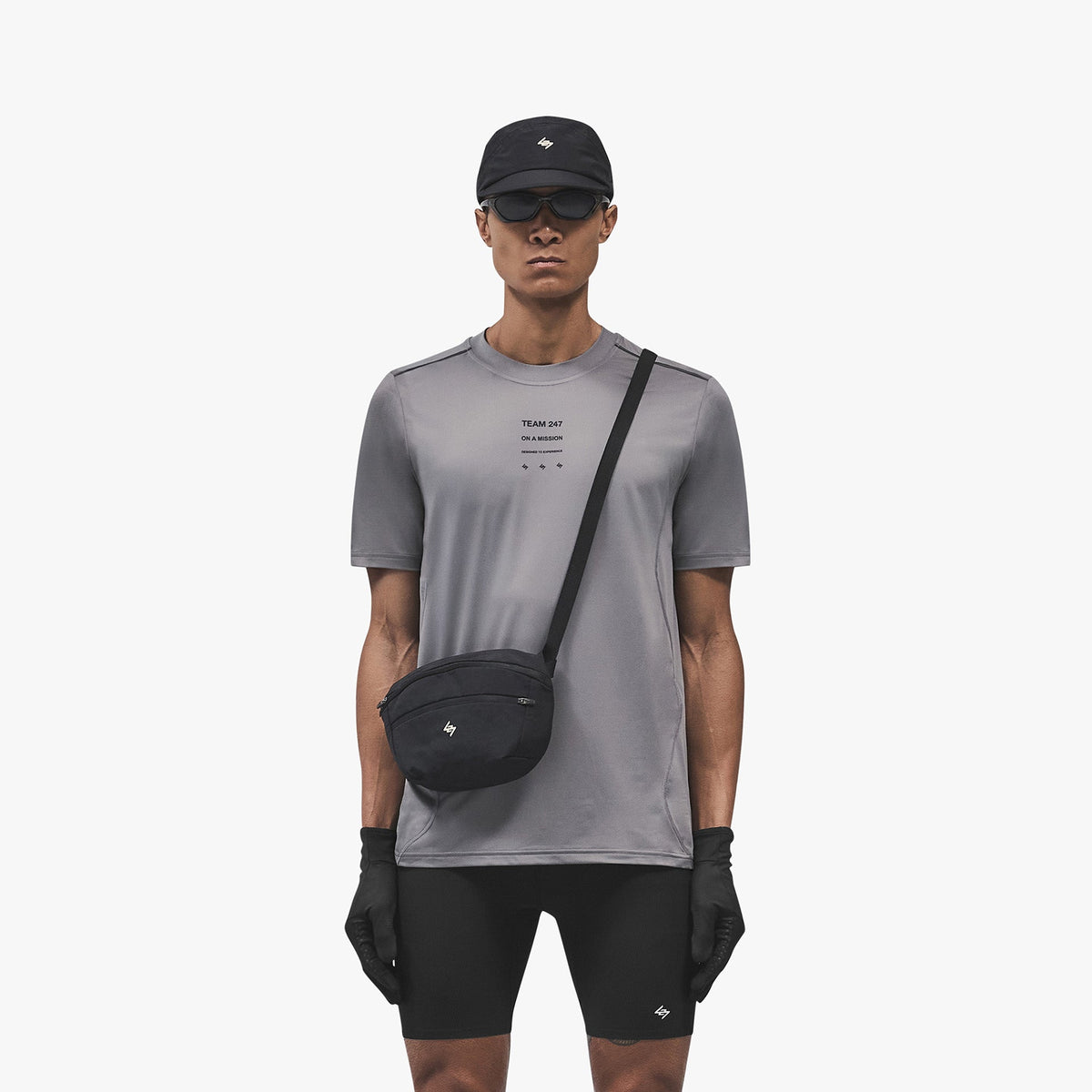 247 Trail T-shirt steel | Gym & Running T-shirt | REPRESENT