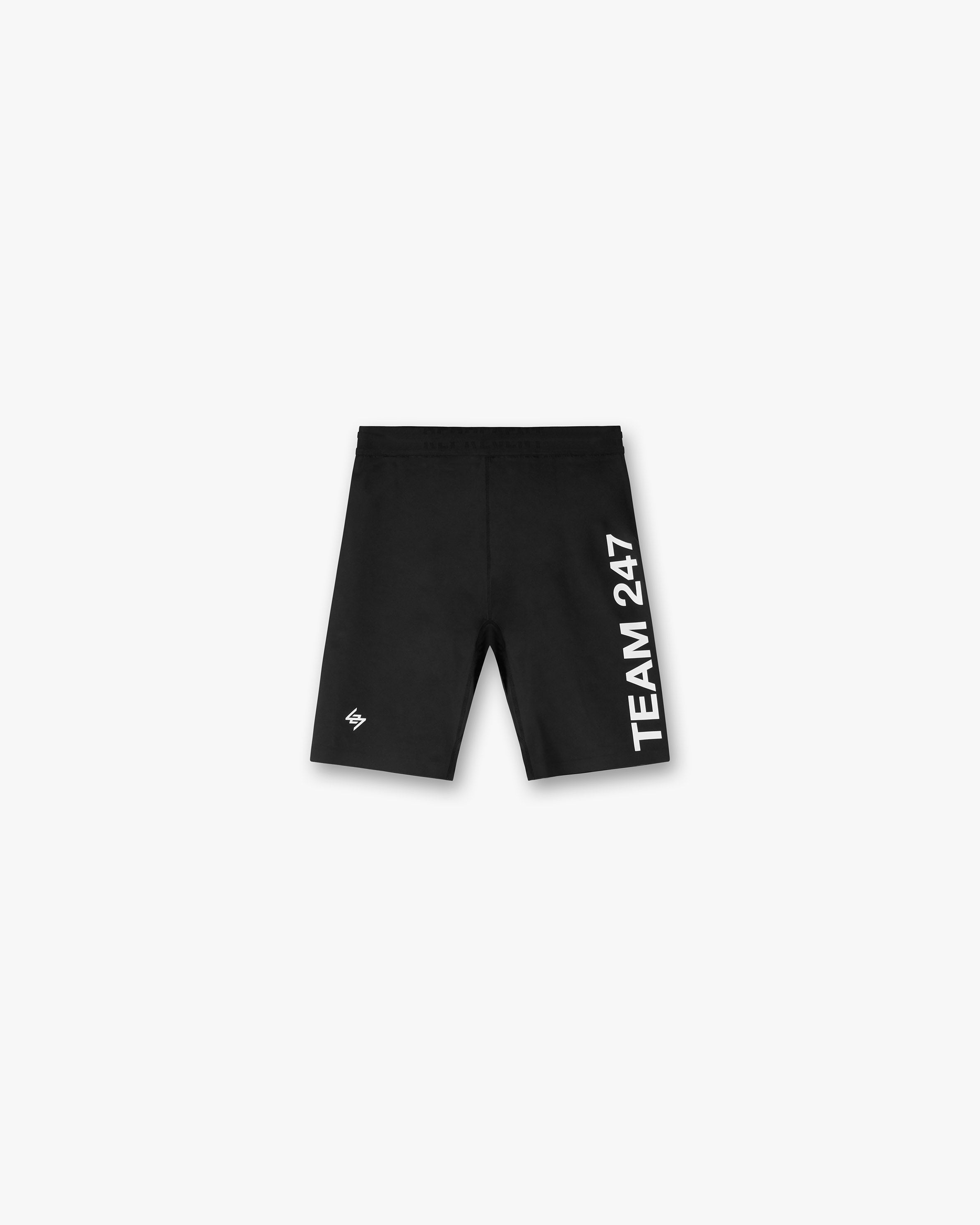 Black Team 247 Half Tight Leggings | Mens Running Short | REPRESENT