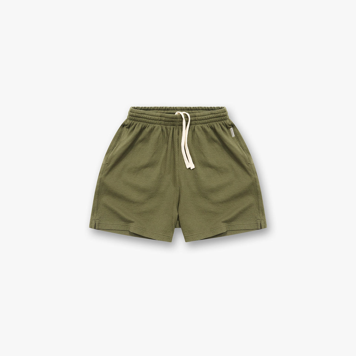 Army Green Initial Mesh Shorts | Mens Shorts | REPRESENT