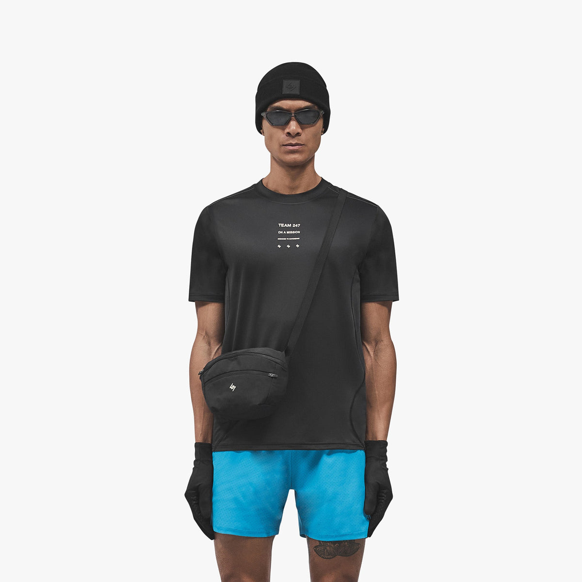 247 Trail T-shirt Black | Gym & Running T-shirt | REPRESENT