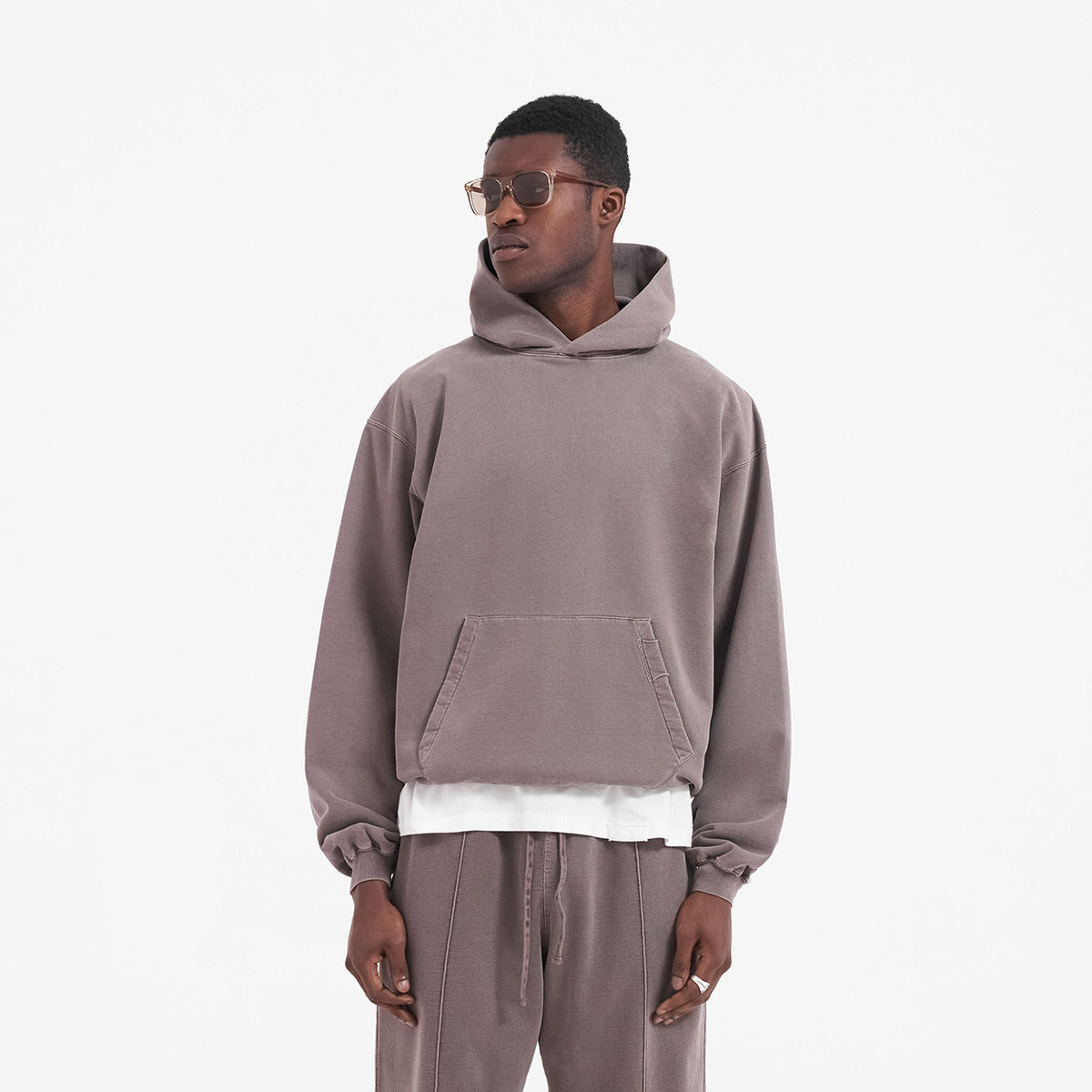 Initial Hoodie | Fog | REPRESENT