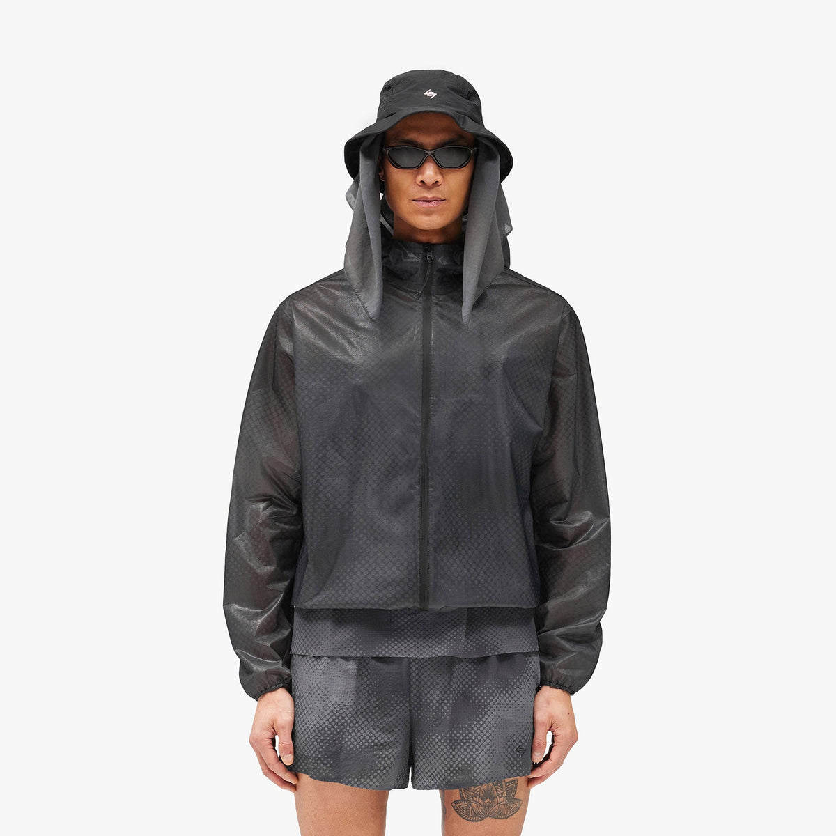 Black Fade Out 247 Ultra Jacket | Running Jacket | REPRESENT