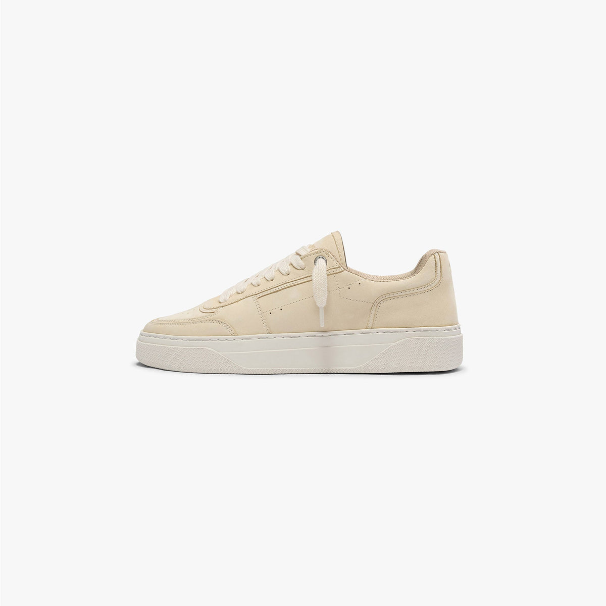 Beige Initial Sneaker Nubuck | Mens Footwear | REPRESENT