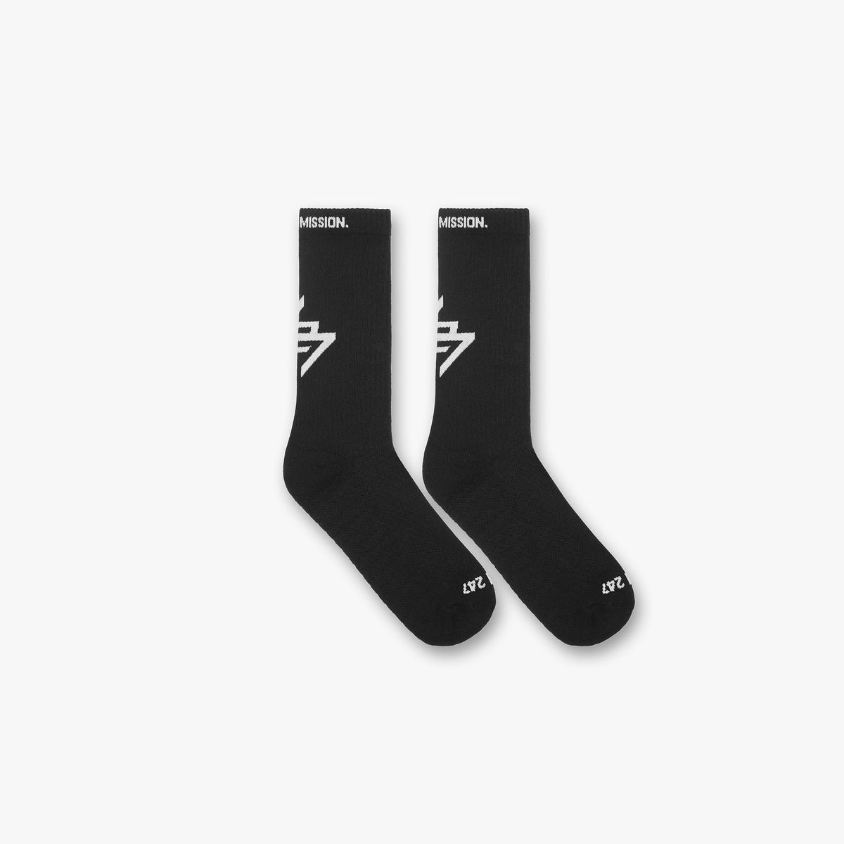Black Performance Training Socks | 247 | REPRESENT