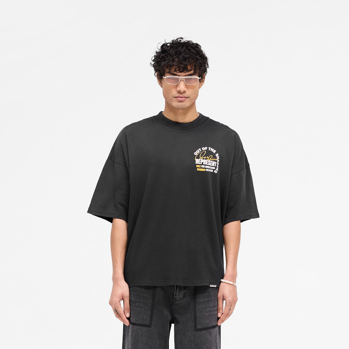 Stained Black Shadows T-Shirt | Graphic T shirts | REPRESENT