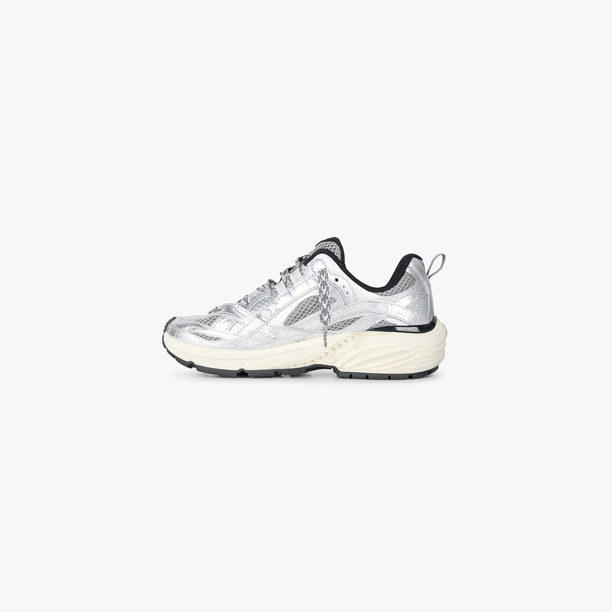 Storm Runner Leather Textile - Silver | REPRESENT