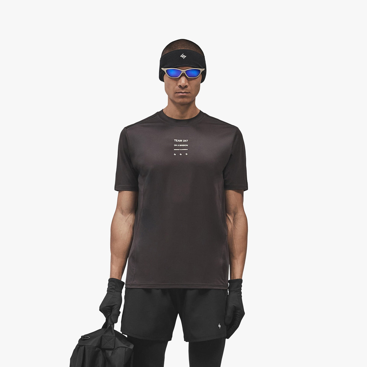 247 Trail T-shirt Chocolate | Gym & Running T-shirt | REPRESENT