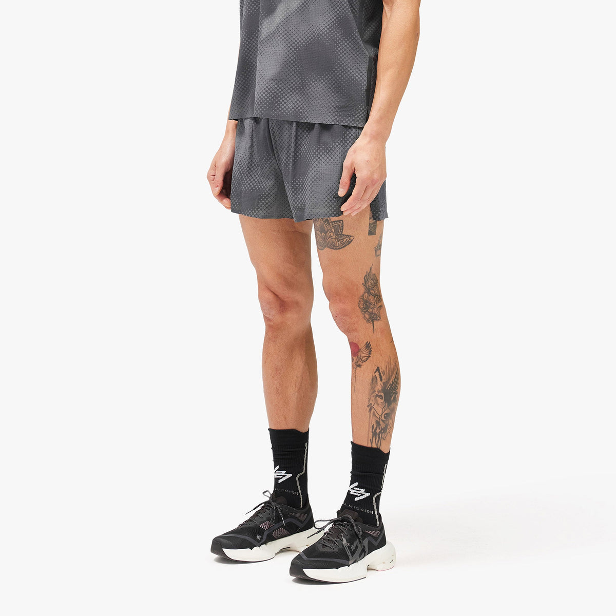 Black Fade Out 247 Ultra Short | Running Shorts | REPRESENT