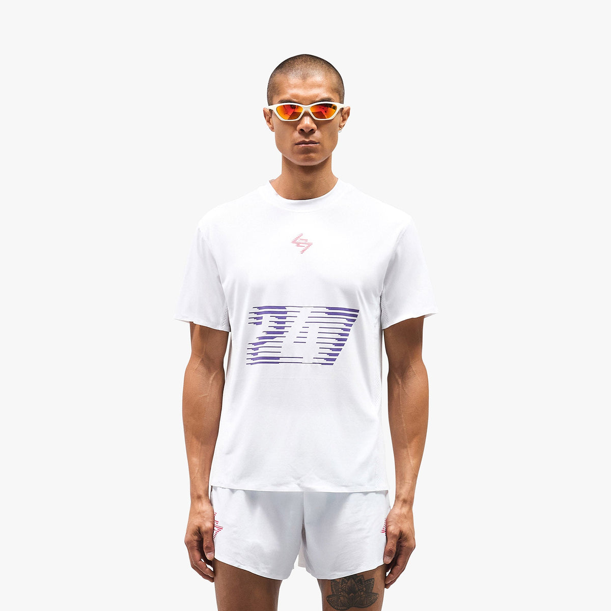 247 Race Marathon T-Shirt - White | REPRESENT