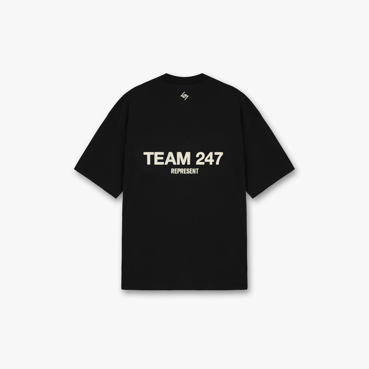 Jet Black Team 247 T-Shirt | 247 Running T Shirt | REPRESENT
