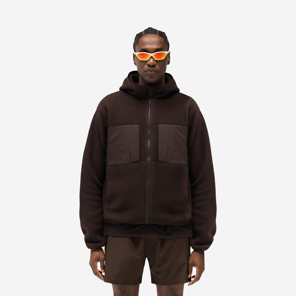 Chocolate 247 Borg Fleece | 247 Gym Fleece | REPRESENT