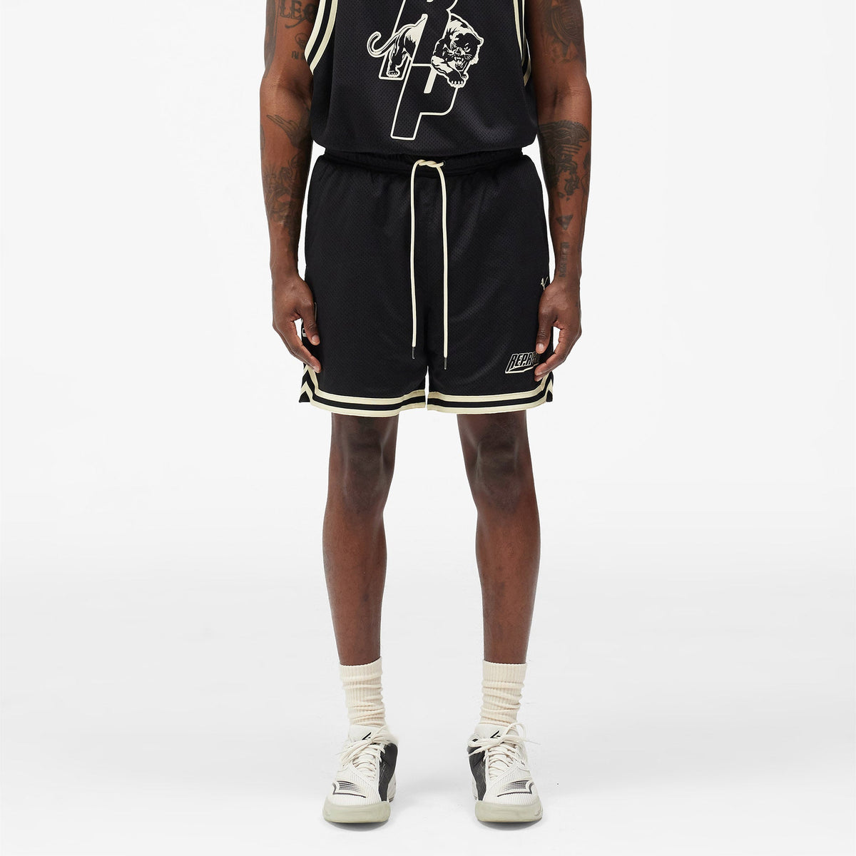 Black Represent x Puma Hoops Shorts | Men Sport Shorts | REPRESENT