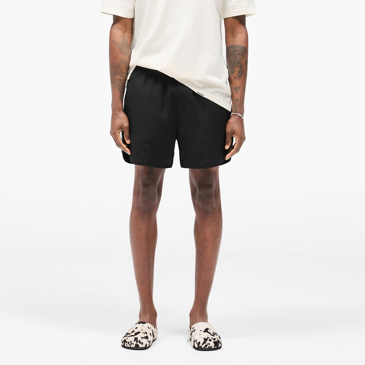 Piped Track Short - Jet Black | REPRESENT