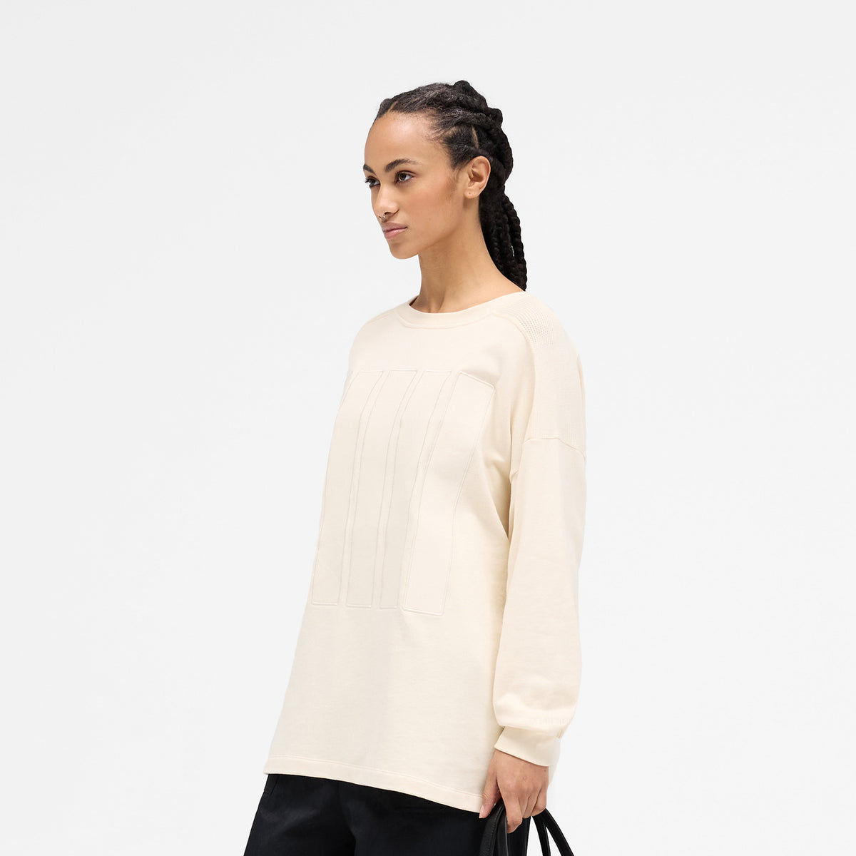 Overdrive Long Sleeve Top - Cream | REPRESENT