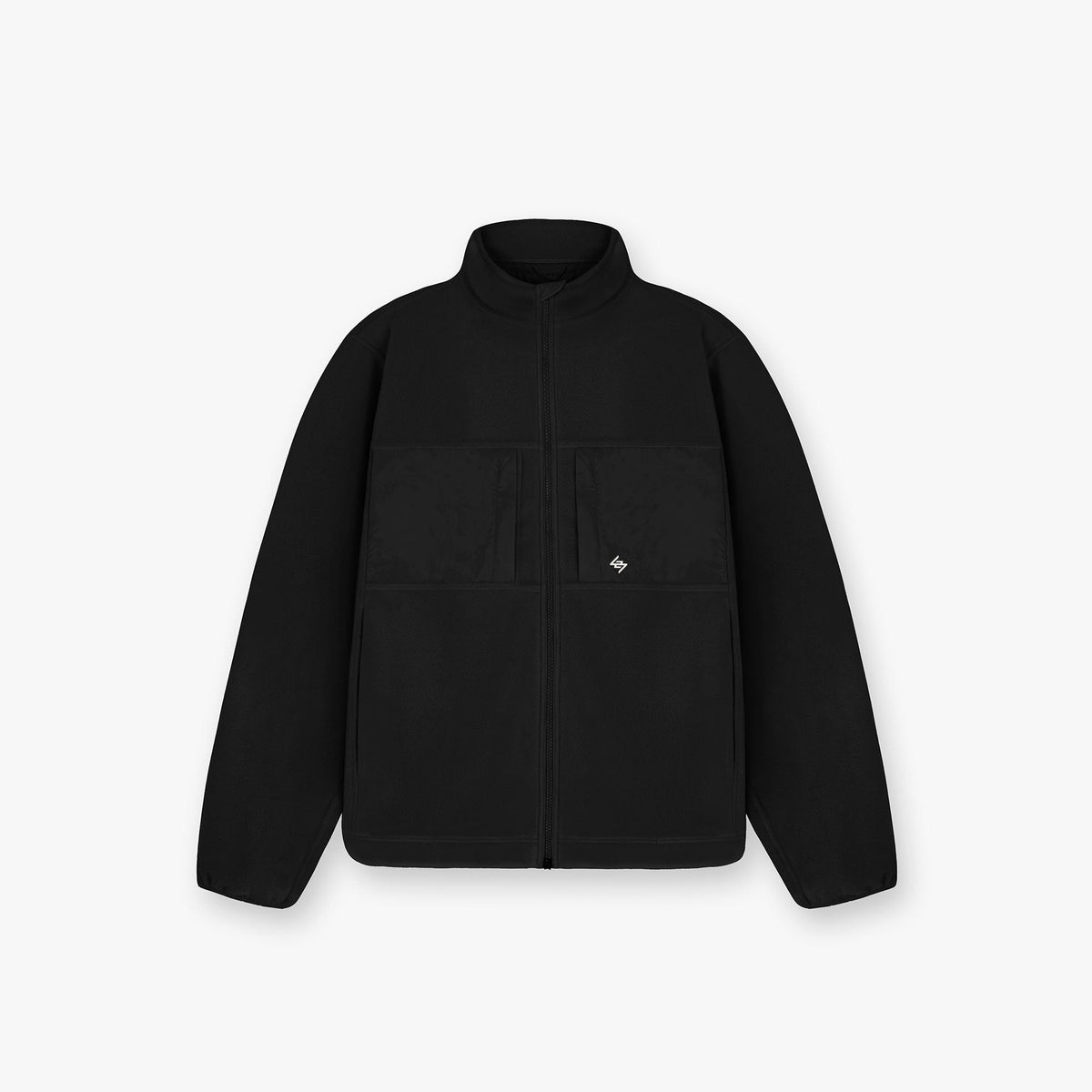 247 Polar Panelled Fleece - Black | REPRESENT
